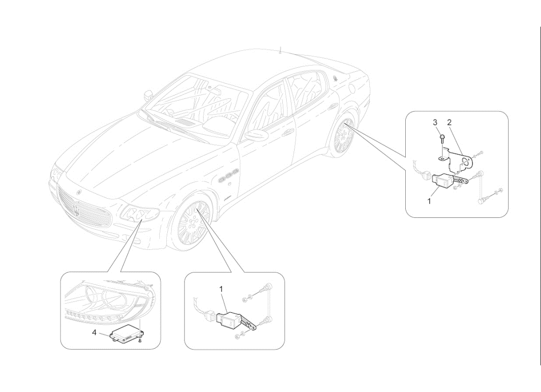 070 Lighting System Control : MaseratiSpares, Maserati onderdelen ...